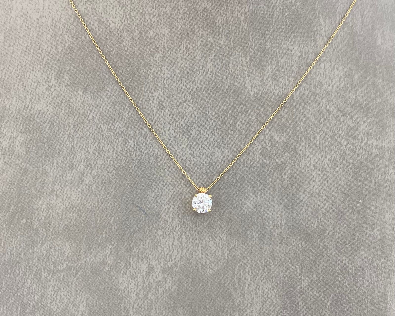 Stone Necklaces - Stone Gold Necklaces - Gold Gifts for her – Salehjewelry